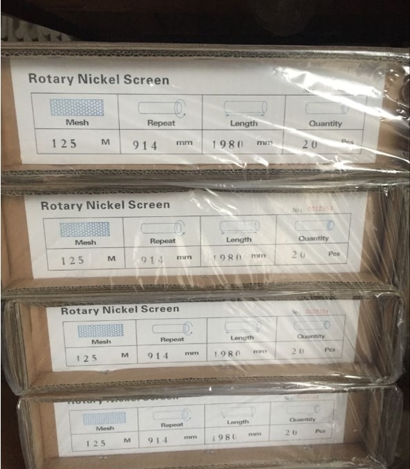 coating or wallpaper printing or wax-printing,Rotary Nickel Screen