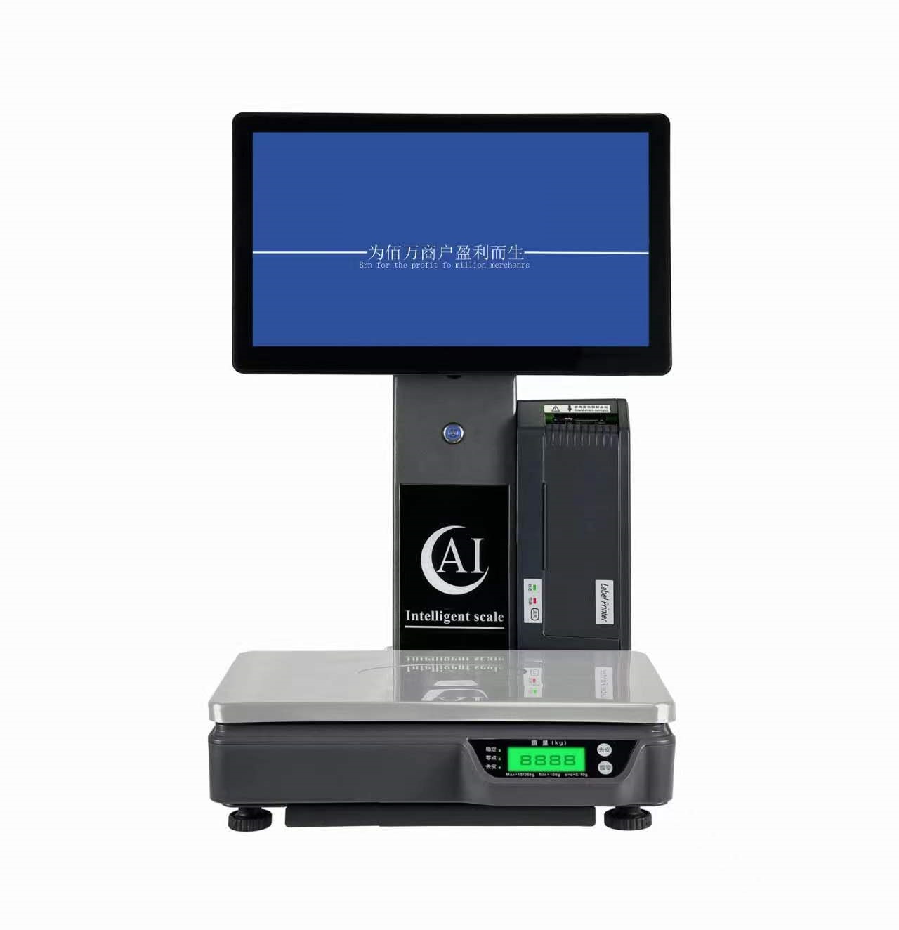 AI scale for supermarket Fruit and Snack Shop Label Scale Printing ...