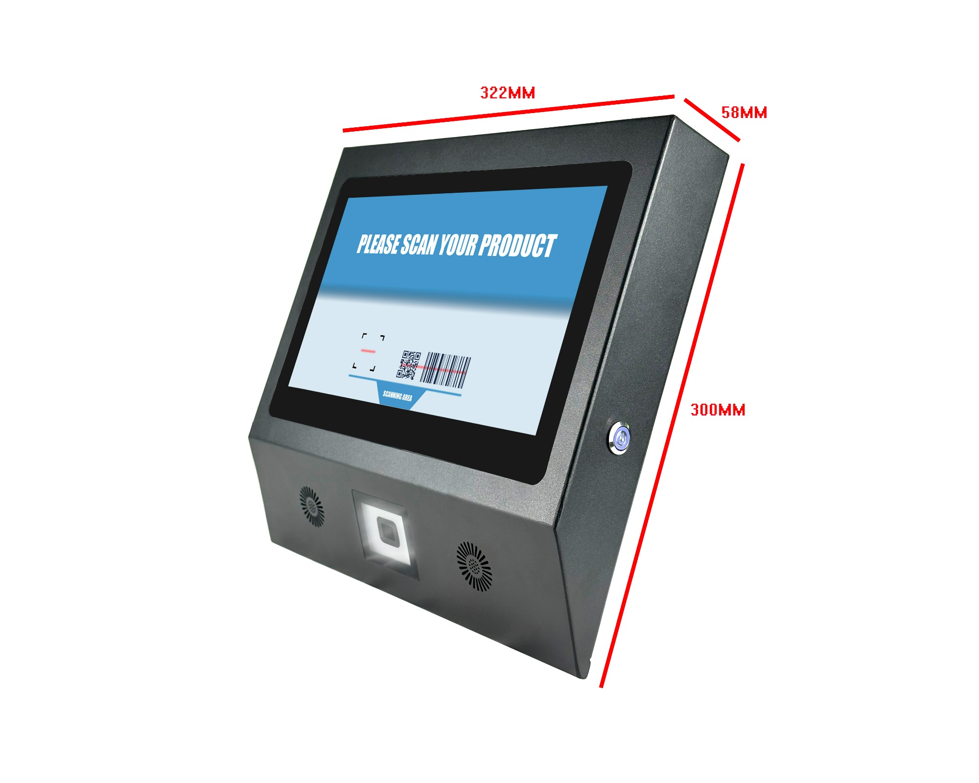 11.6inch Aluminum Alloy Price Checker with POE option