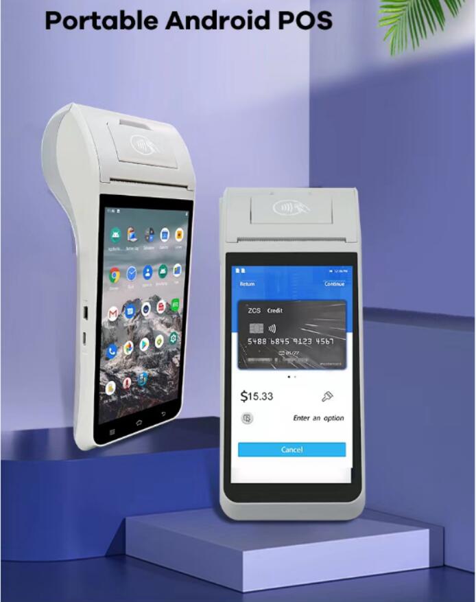 Mobile POS with printer and calling function pda device handheld pda ...