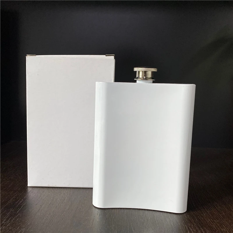 YIPAI 8oz Stainless Steel Blanks Sublimation Hip Flask