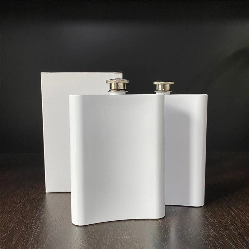 YIPAI 8oz Stainless Steel Blanks Sublimation Hip Flask