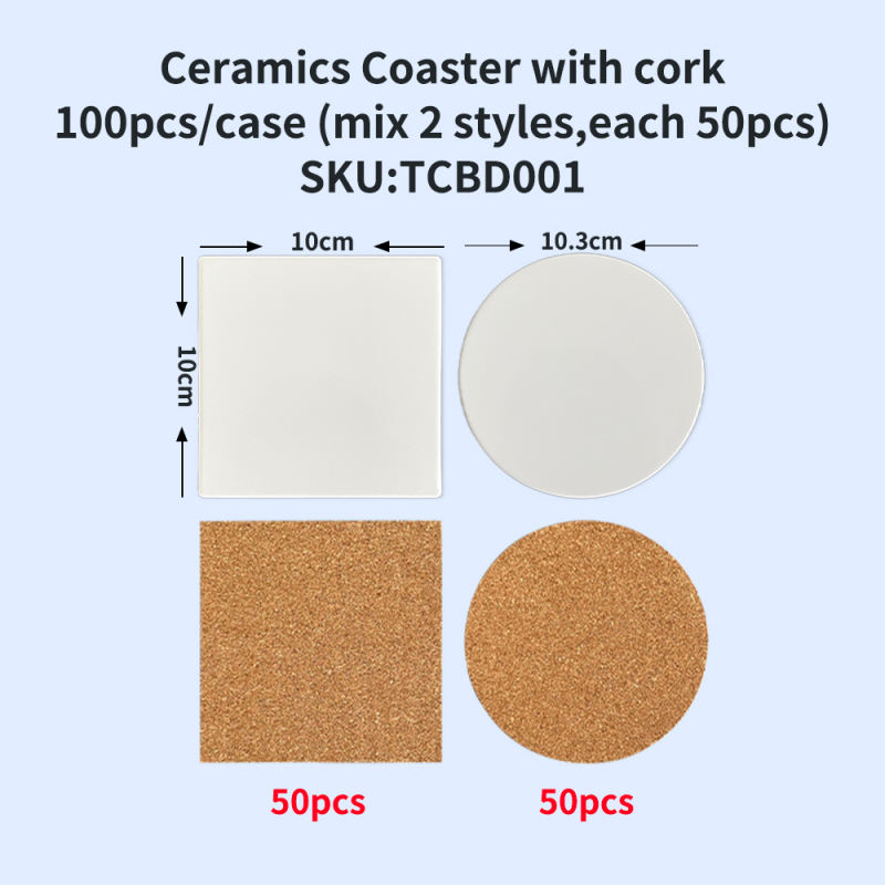 YIPAI TCBD001 China Warehouse Wholesale Sublimation Blanks 10cm*10cm ...