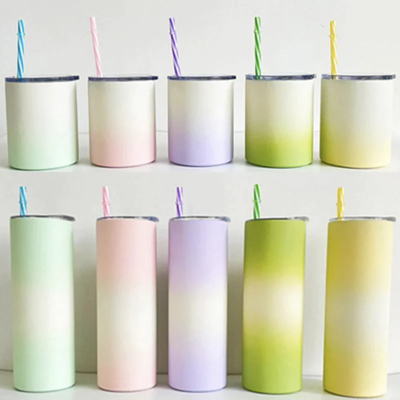 YIPAI USA Warehouse 10oz/20oz Ombre Colors Matte Blank Sublimation ...
