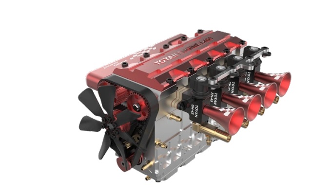 TOYAN FS-L400BGC DIY KIT 14cc Inline 4 Cylinder Four-stroke Water ...