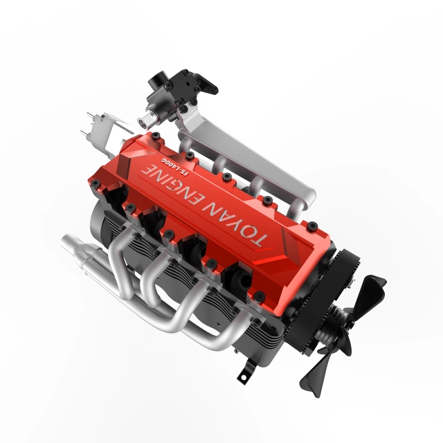 TOYAN FS-L400BGC 14cc Inline 4 Cylinder Four-stroke Water-cooled Nitro ...