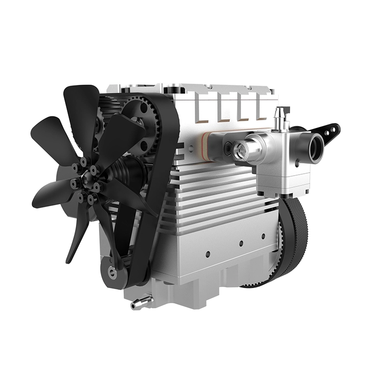 TOYAN Inline 2 Cylinders 4 Stroke Air Cooled Nitro Engine Model Kit ...