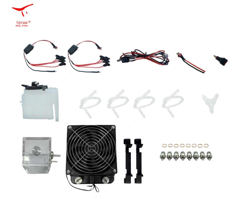 TOYAN V8 Engine FS-V800 28cc Nitro Engine - Build Your Own V8 Engine ...