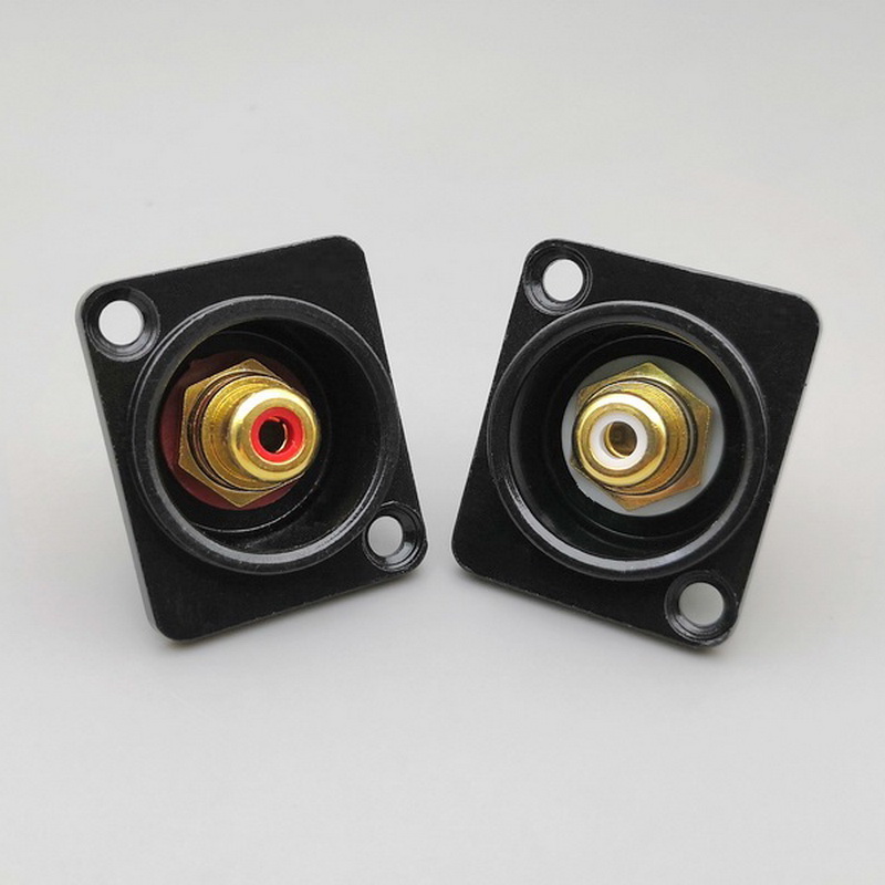 GP120 Gold-plated RCA Female Chassis Connector(2pcs)