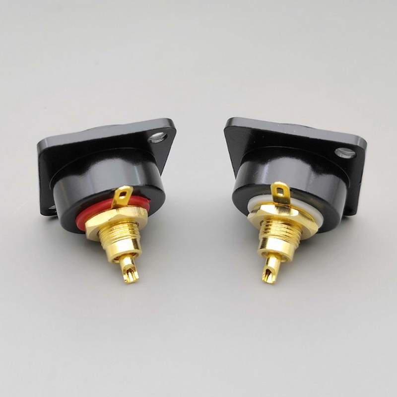 GP120 Gold-plated RCA Female Chassis Connector(2pcs)