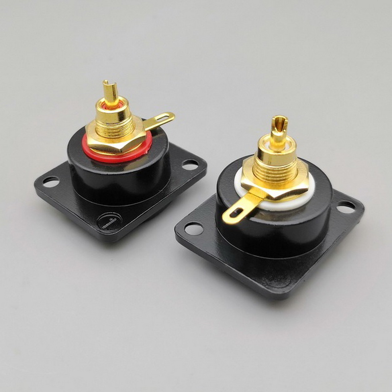 GP120 Gold-plated RCA Female Chassis Connector(2pcs)