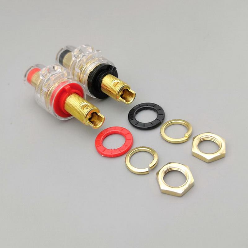 BP(Combo) --- Gold-plated 5-ways Soldering/Screw-Type Binding posts(Pair)
