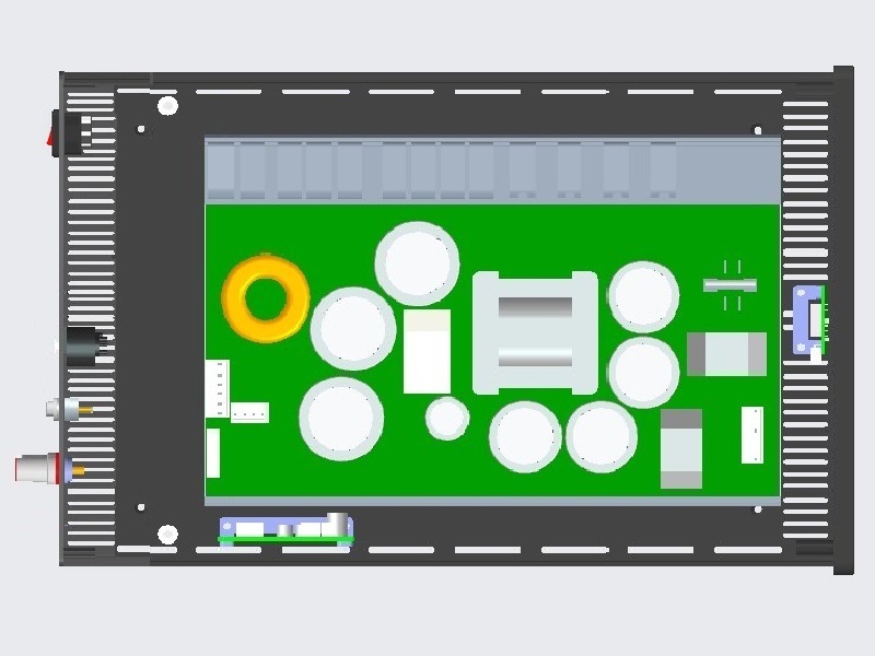 (BH315c-M1XR) DIY Mono Case-kit for ICEpower 1000ASP