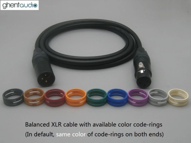 A18(3P) --- Mogami 2534 & Neutrik XLR 3Pin (M to F) Balanced Cable