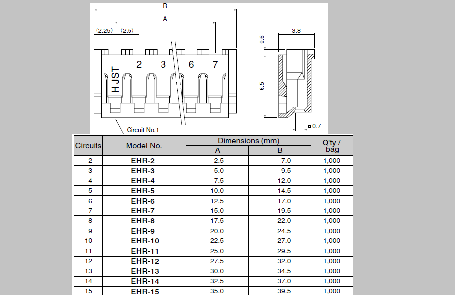 EHR-13 Housing & Contact (13-ways)