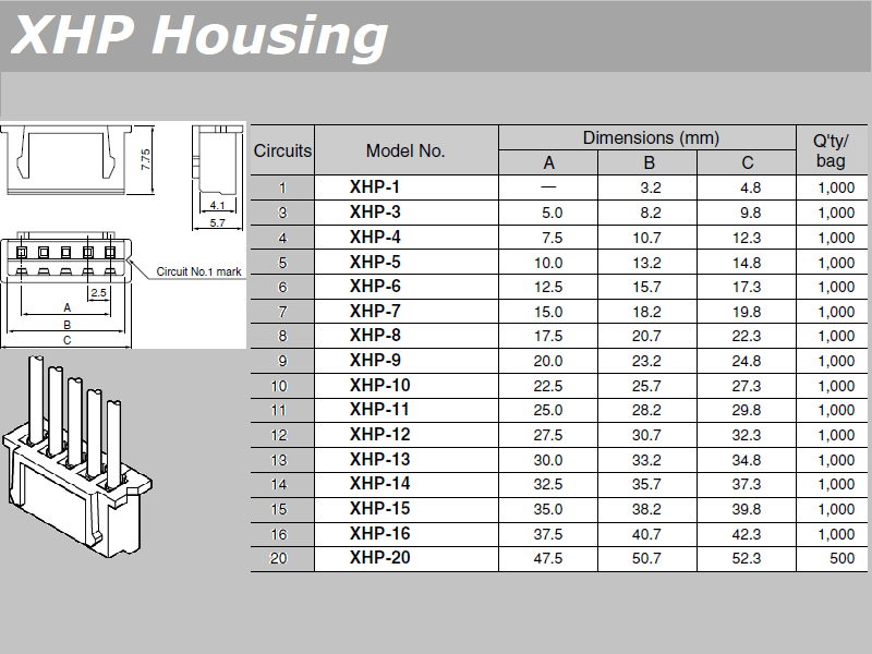 XHP-2 Wiring Harness