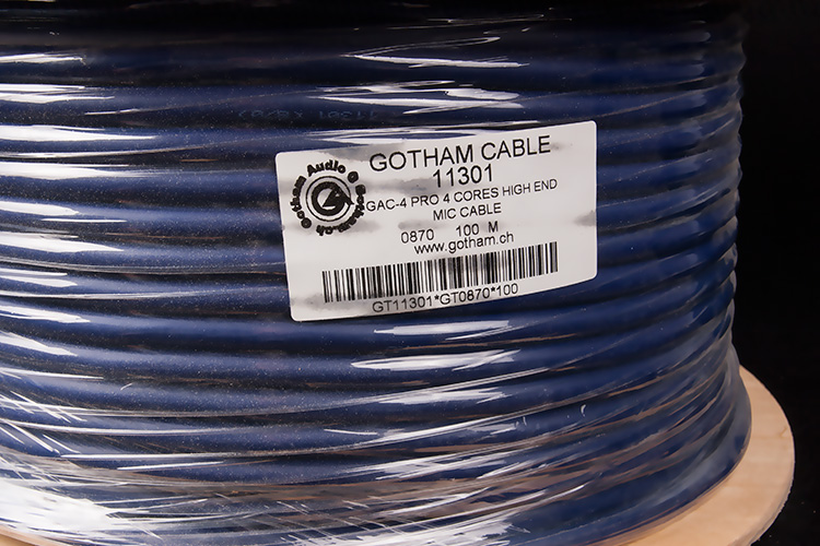 Gotham 11301 GAC-4/1 Ultra Pro Star Quad Cable (1ft/0.3m)