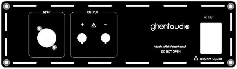 (DR1-BP1-1) Mono Rear-plate for D-series