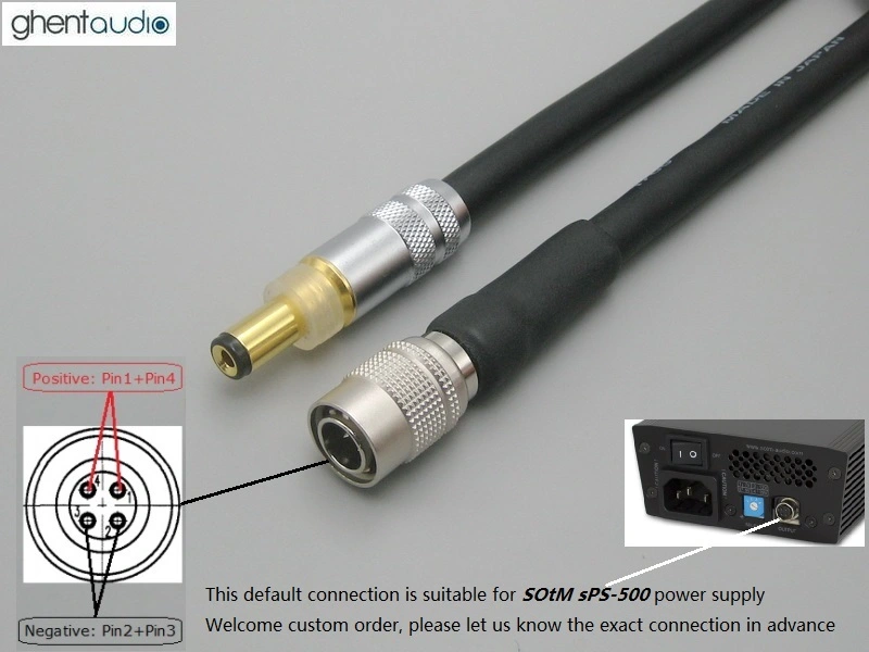 DC31 --- Hirose HR10A-7P-4P(73) DC cable for SOtM sPS-500