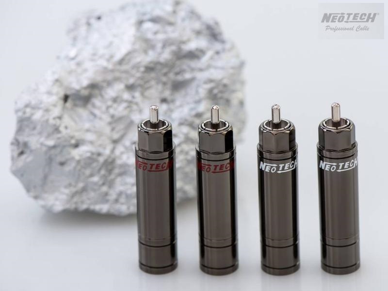 Neotech NER-OCC(RH) Rhodium-plated RCA Connector (Male)