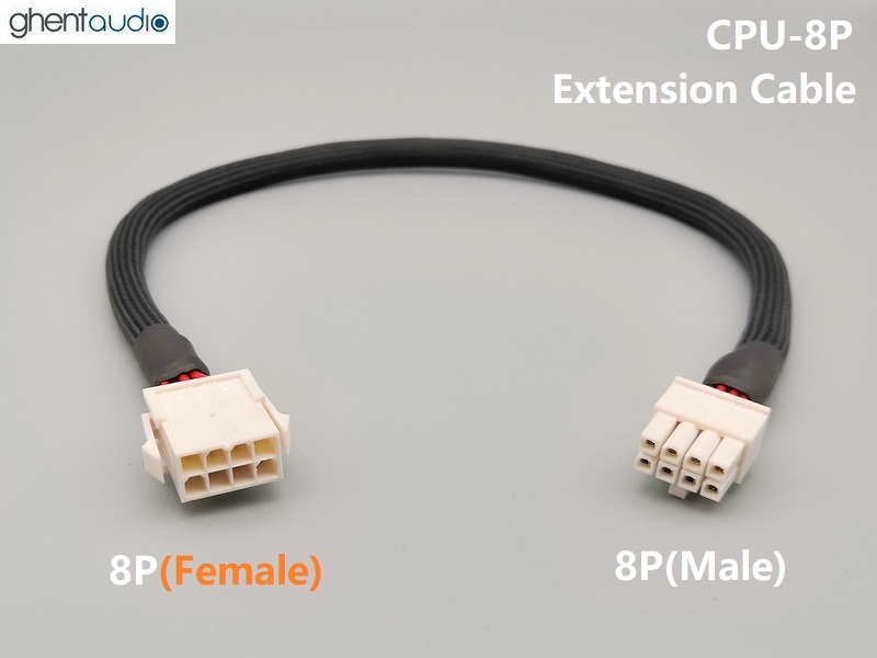 (PC17) CPU-8P Male-Female Extension 18AWG Cable (JSSG360)