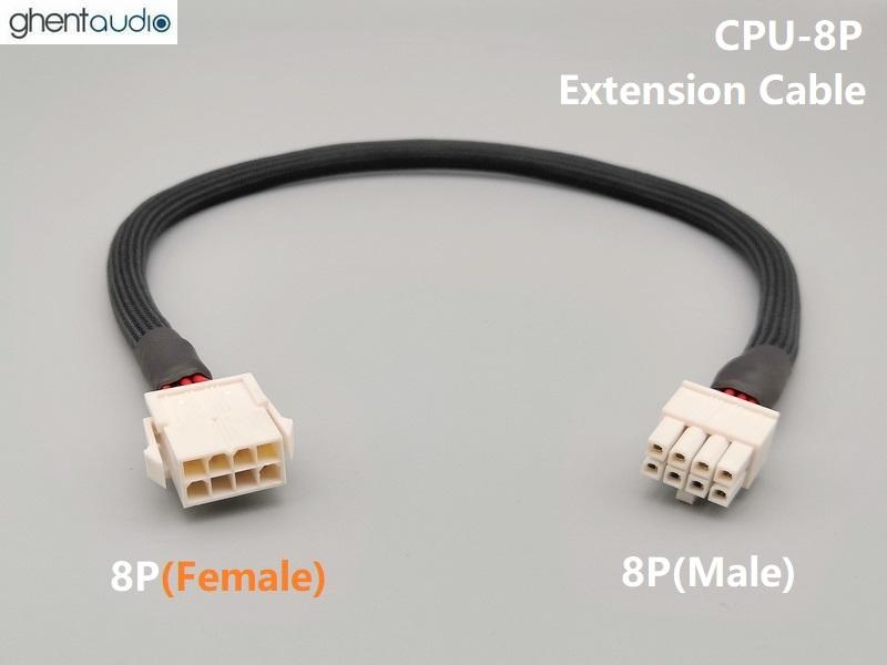 (PC17) CPU-8P Male-Female Extension 18AWG Cable (JSSG360)