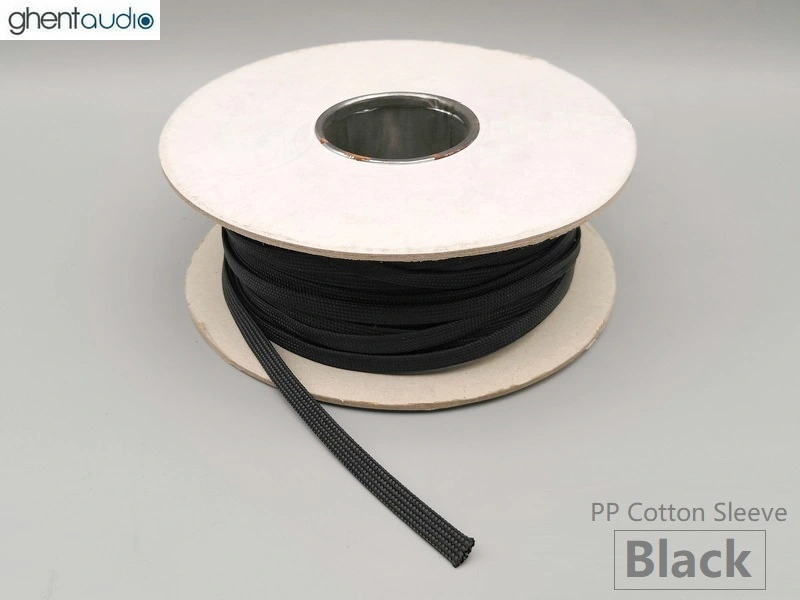 (PPC-BLK) Black PP Cotton Expandable Sleeving