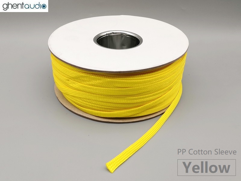 (PPC-YEL) Yellow PP Cotton Expandable Sleeving