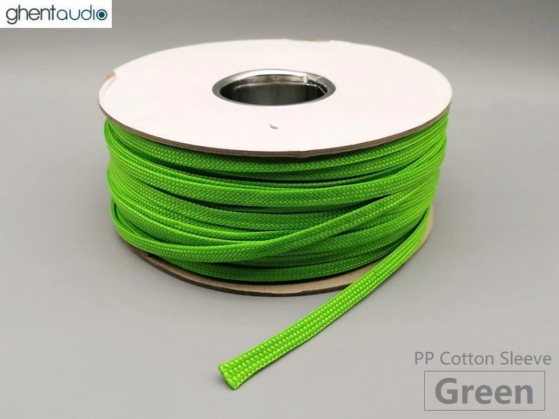 (PPC-GRN) Green PP Cotton Expandable Sleeving