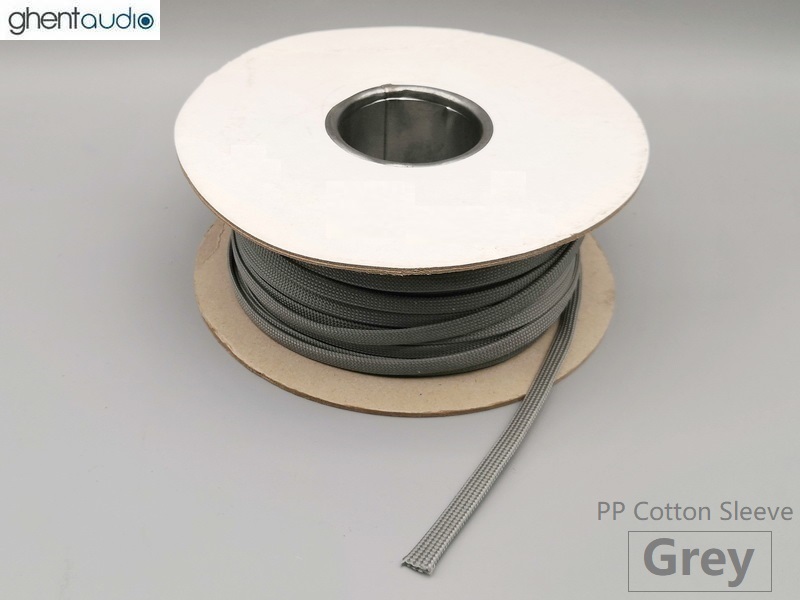(PPC-GRY) Grey PP Cotton Expandable Sleeving