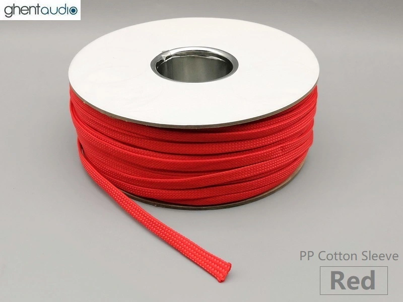 (PPC-RED) Red PP Cotton Expandable Sleeving