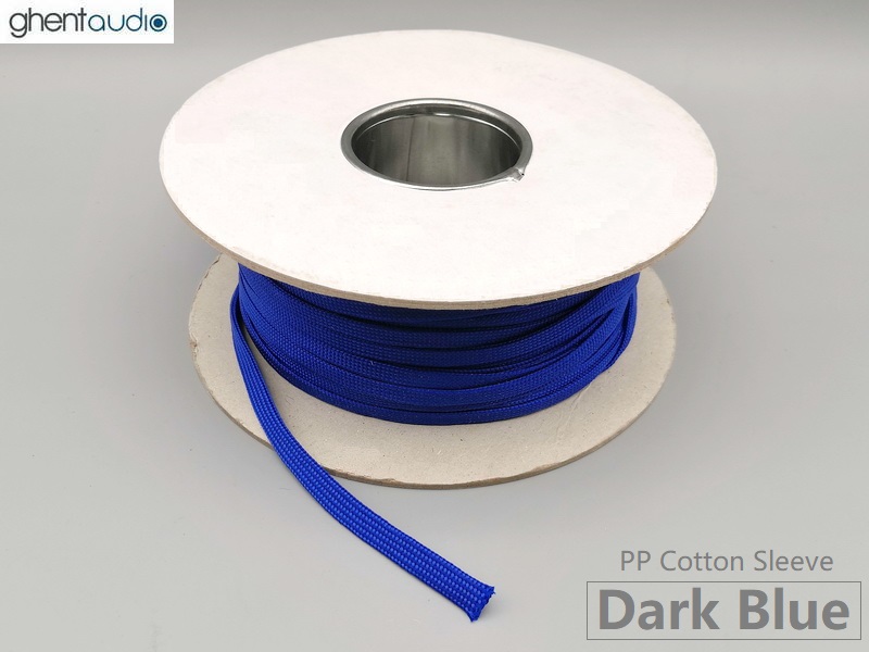 (PPC-DBLU) Dark-Blue PP Cotton Expandable Sleeving