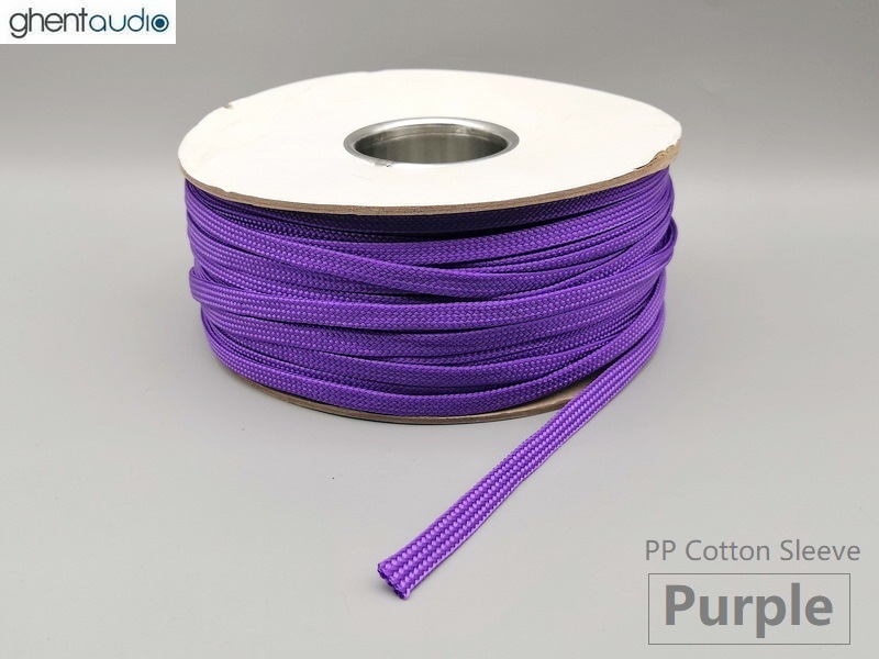 (PPC-Pur) Purple PP Cotton Expandable Sleeving