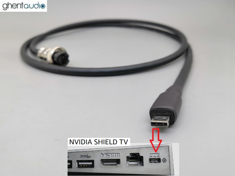 DC53--- PSU to Nvidia Shield TV Canare 4S6 DC Cable