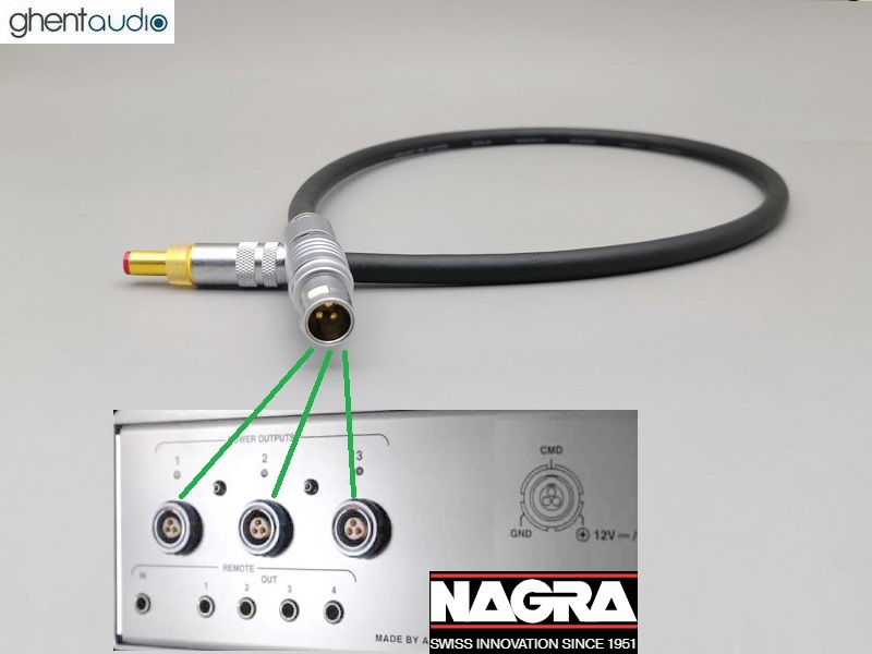 DC55 --- Canare 4S6 DC cable for Nagra PSU