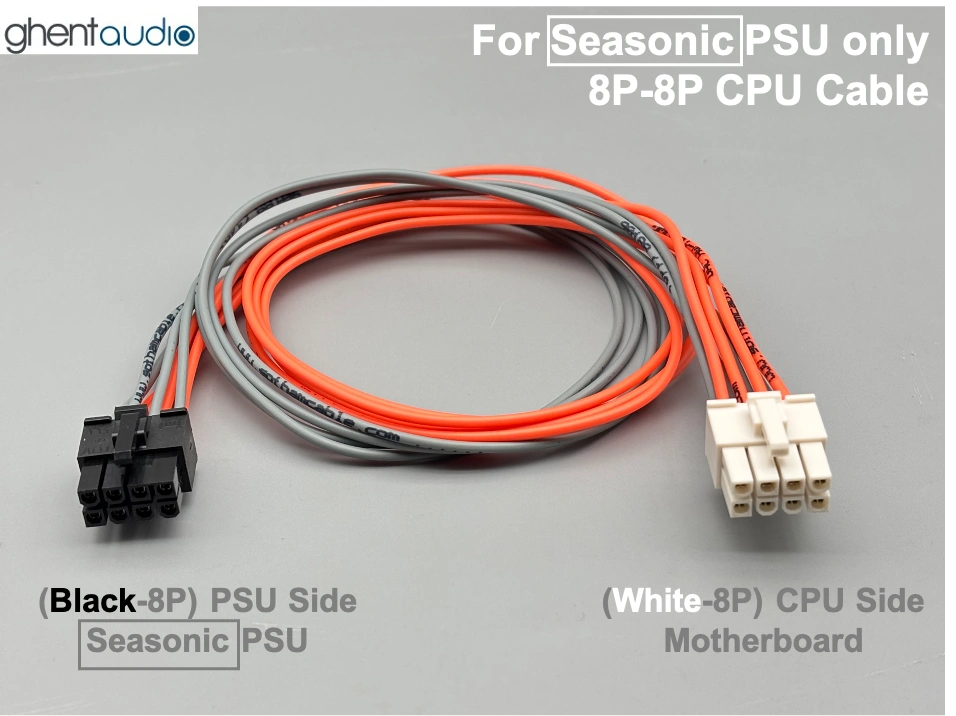 (PC-SS02) Seasonic (8P)---8P CPU Cable