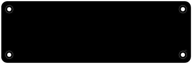 (BR-Blank) Blank Rear-plate for B-series