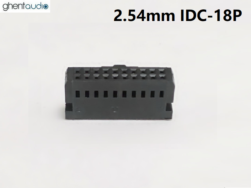 GIDC-18P: IDC 2.54mm Dual-row 2x9P Housing