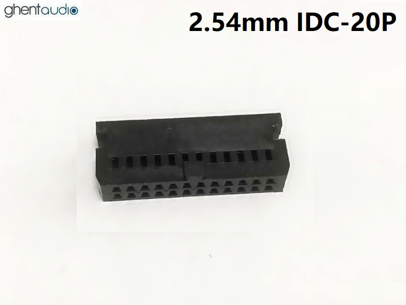GIDC-20P: IDC 2.54mm Dual-row 2x10P Housing