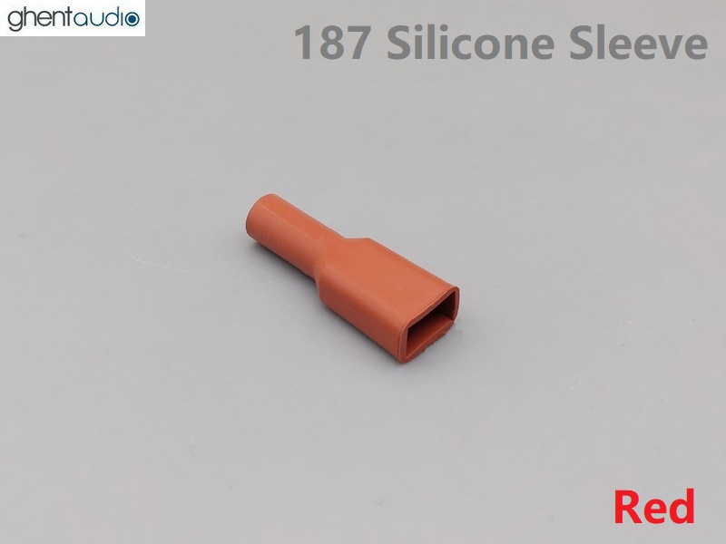 GP187(Silicone) --- Silicone Insulation Sleeve/cover for 187 Faston ...
