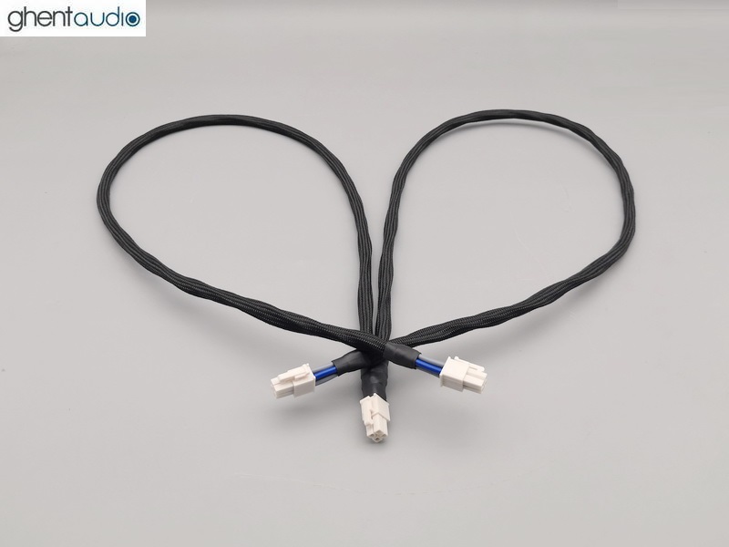 (PC401Y) Molex-4P to 2 x Molex-4P 5V/12V power Y-cable
