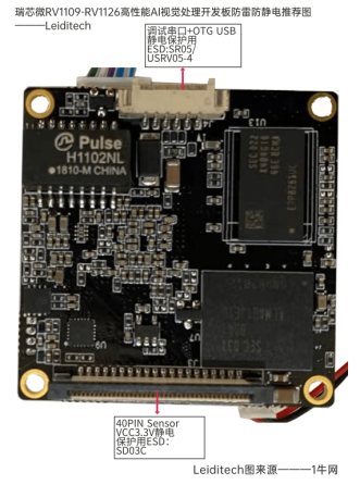 瑞芯微RV1109-RV1126高性能AI视觉处理开发板防雷防静电推荐图