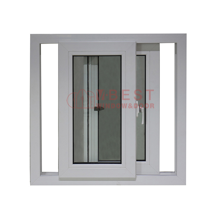 UPVC window, upvc Sliding window, three rails upvc window