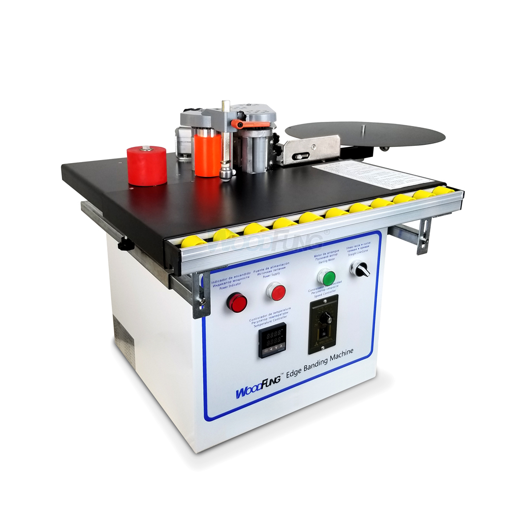 MY-07B Manual Edge Banding Machine For Straight Curve MDF Boards PVC ...