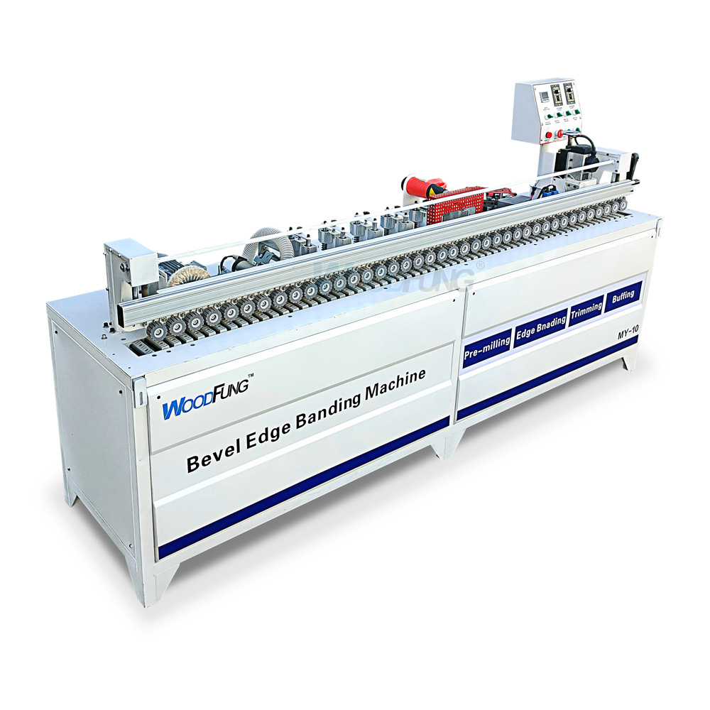 MY-10 Automatic Bevel Straight Edge Banding Machine Beveled Wardrobe ...