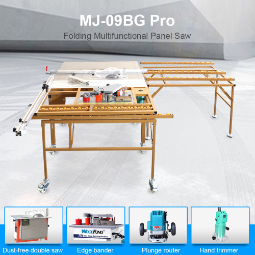 MJ-09BG Pro Max Multifunctional Folding Table Saw,Folding Panel Saw
