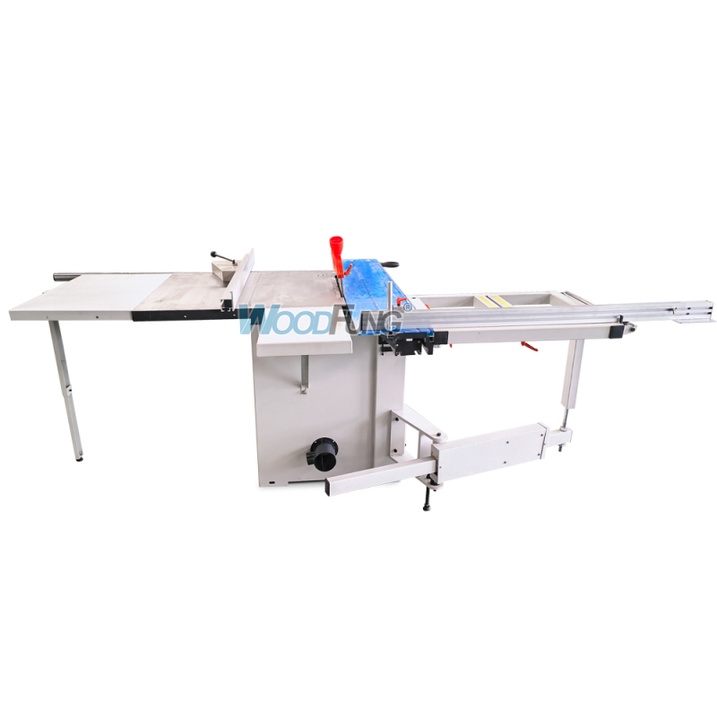 MJ-6116 1.6m sliding table panel saw with double blades for furniture ...