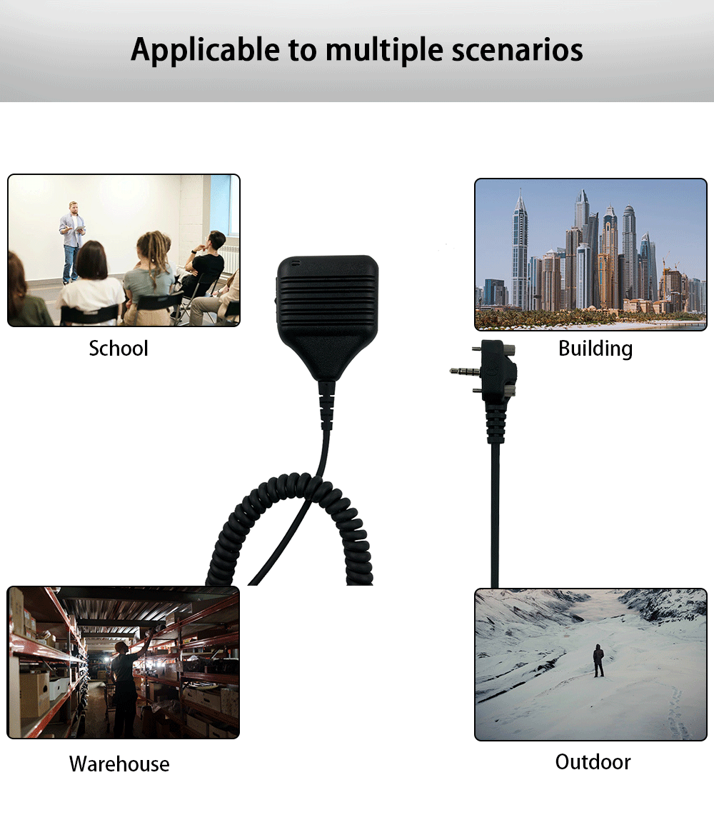 Remote Speaker Mic Fits For EVX261 Radio
