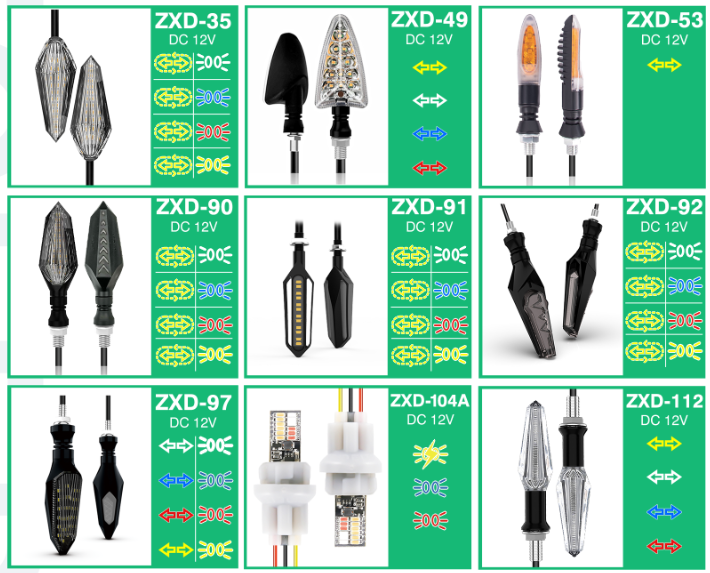 Motorcycle LED Turn Indicator Light,LED Directional Light Series