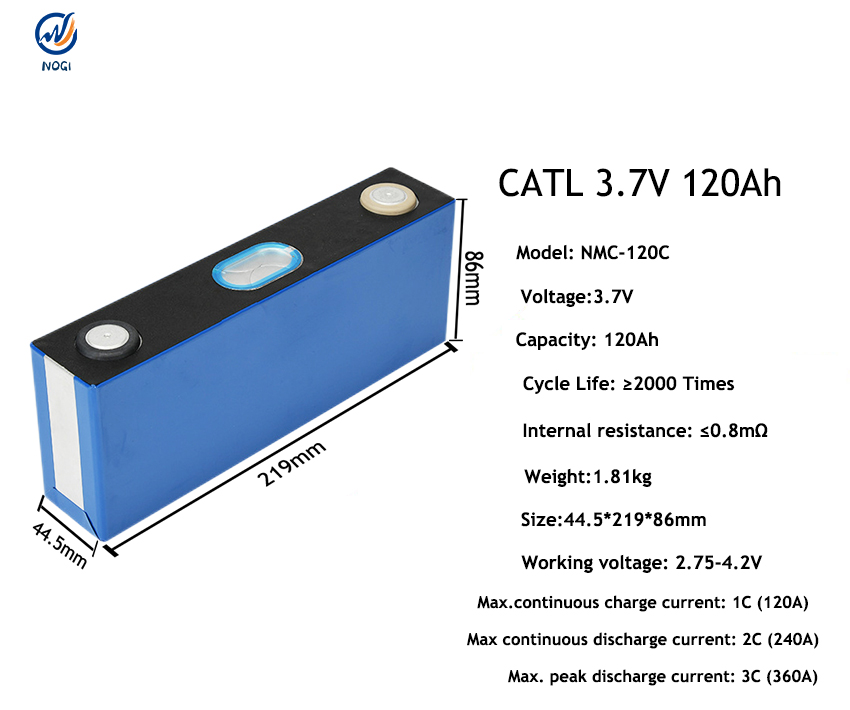 CATL battery 3.7V 120Ah EV battery for electric car ebike scooter golf cart motorcycle solar ...